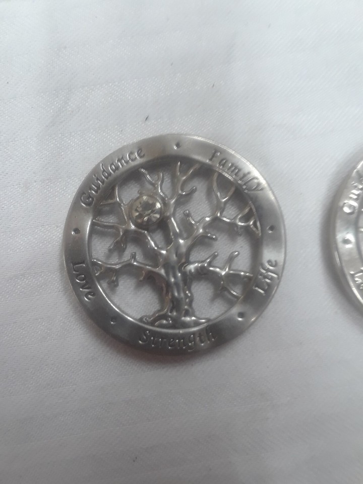 NA Tree of Life POCKET TOKEN CHARM family roots love strength Ganz love ...