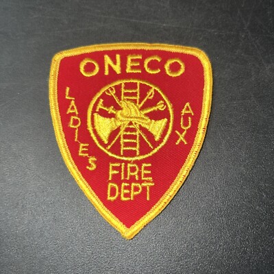 Vintage Obsolete Fire Department Patch Connecticut Oneco | eBay