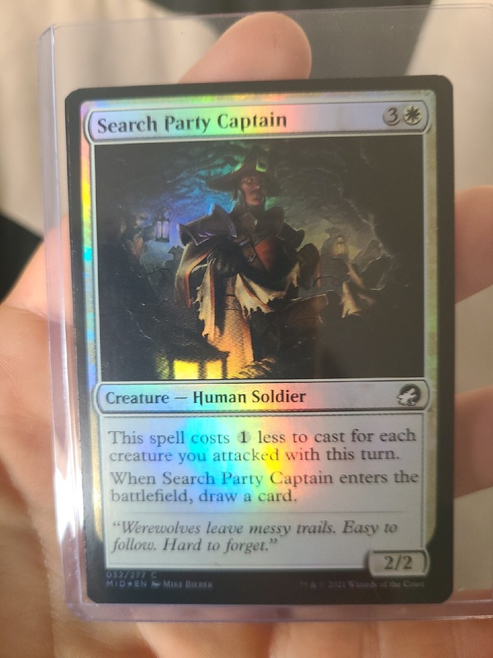 MTG MID Search Party Captain ×2 PACK FRESH 32/277 FOIL Magic the ...