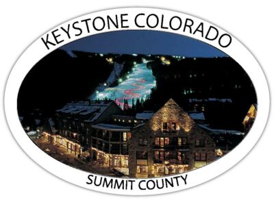 Keystone Colorado Ski Resort Summit Vinyl Sticker Decal Laptop Car ...