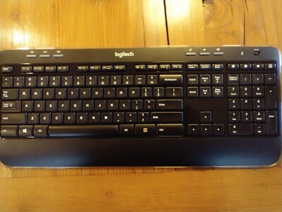 Logitech Wireless Keyboard K520 Black No Receiver | eBay