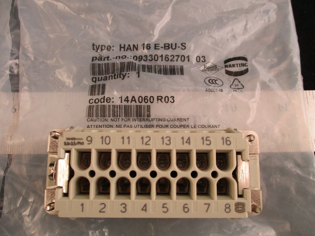 HARTING Han E 16 POS F Insert Screw 09330162701 for sale online | eBay