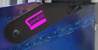 Diner Magnetic Hinge Covers pinball machine mod PURPLE-B0487 | eBay