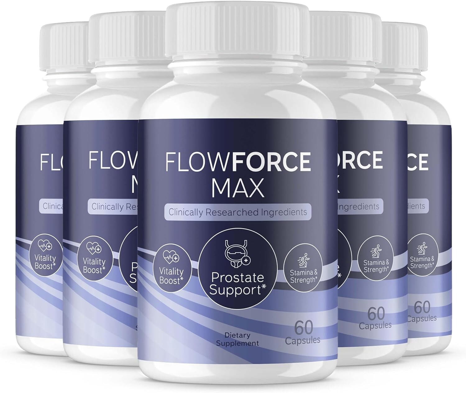 S.o Labs Flow Force Max Dietary Supplement - 300 Capsules (5 Pack) for ...