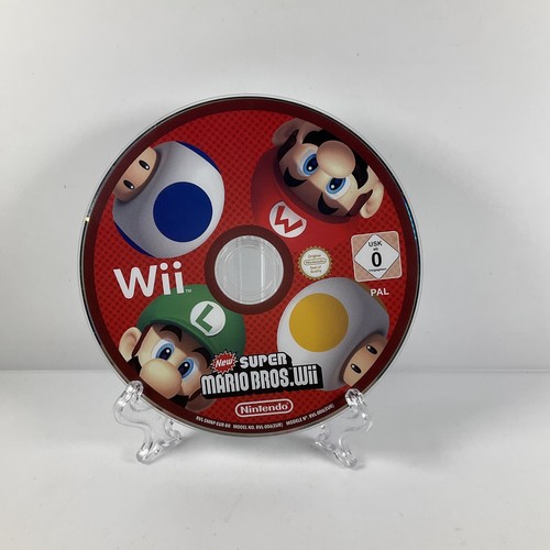 New Super Mario Bros for Nintendo Wii Without Manual DISC ONLY (MKNM ...