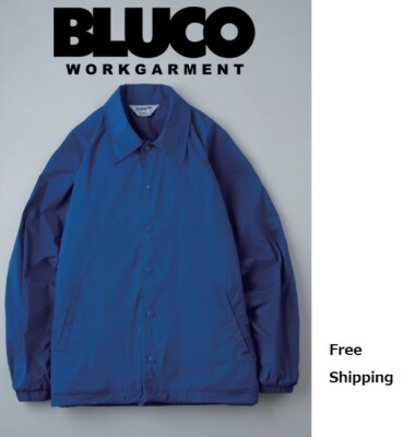 BLUCO (JAPAN) STANDARD COACH JACKET BLUE Free Shipping | eBay