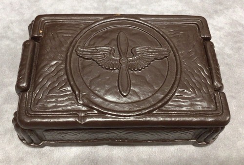 Original WWII Syroco Wood Keepsake Box US Army Air Corps Prop Wings ...