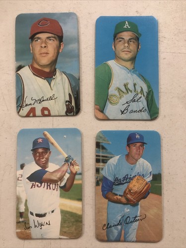 LOT OF 4-1970 TOPPS SUPER MLB BASEBALL CARDS COMBINED SHIPPING NO ...
