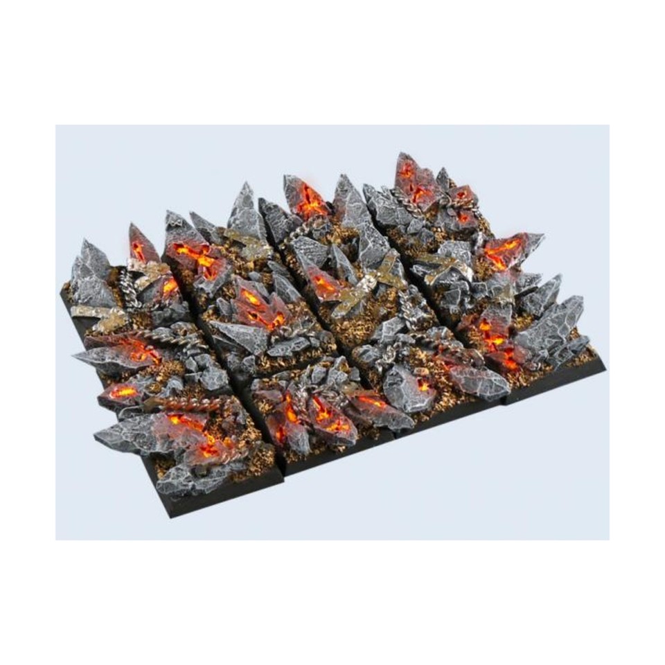 Micro Art Mini Base Chaos 25mm Chaos - Square Bases Pack New | eBay