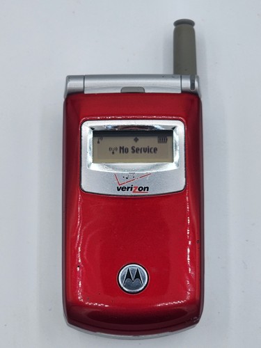 Vintage Motorola Red T720 Cell Flip Phone Verizon | eBay