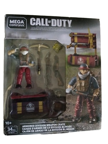 Armored Division Weapon Crate - Mega Construx Call of Duty Set 34pcs ...