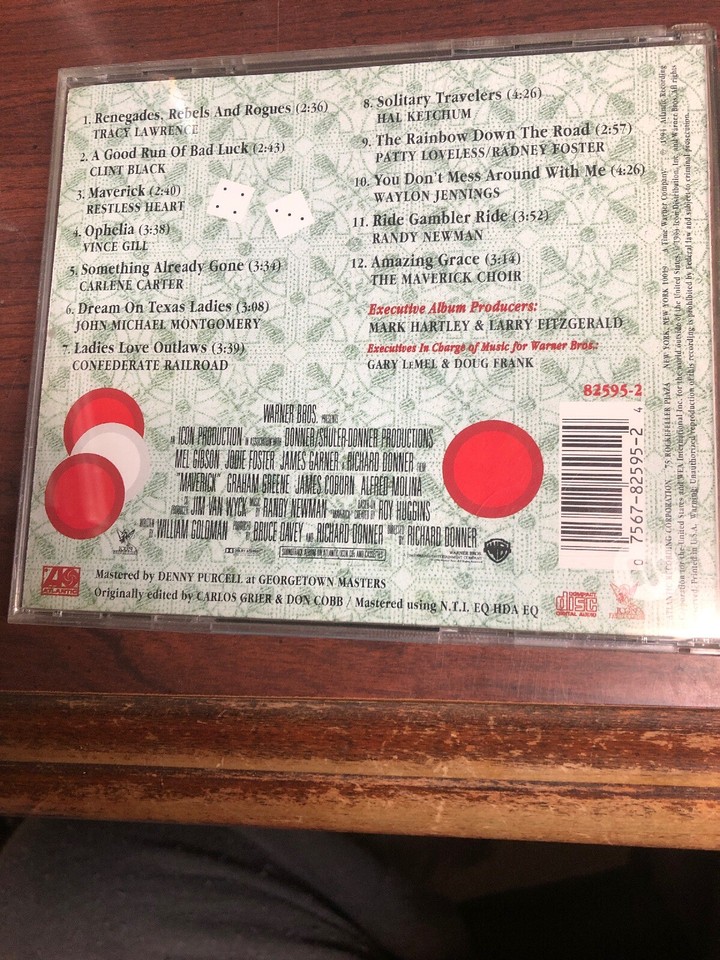 Maverick by Original Soundtrack (CD, May-1994, Atlantic (Label ...