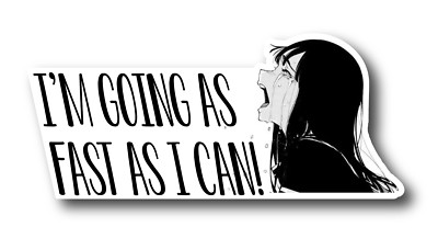 I'm Going As Fast As I Can Sambar Acty Kei Fun 5" JDM Custom Vinyl ...