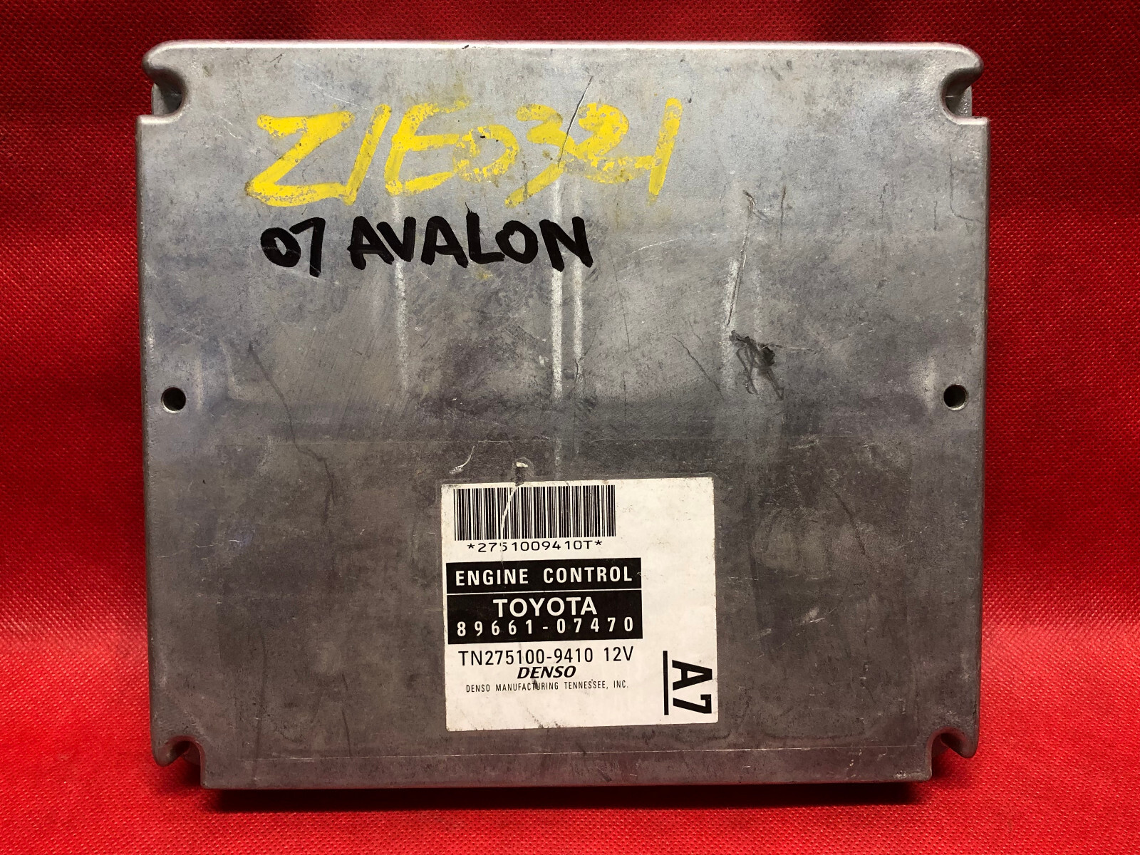 07 Toyota Avalon Engine Control Module Computer ECM ECU Unit 2007 ...