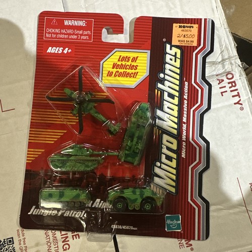 Hasbro Micro Machines Fantasy Packs Mission Unit Alpha Jungle Patrol ...