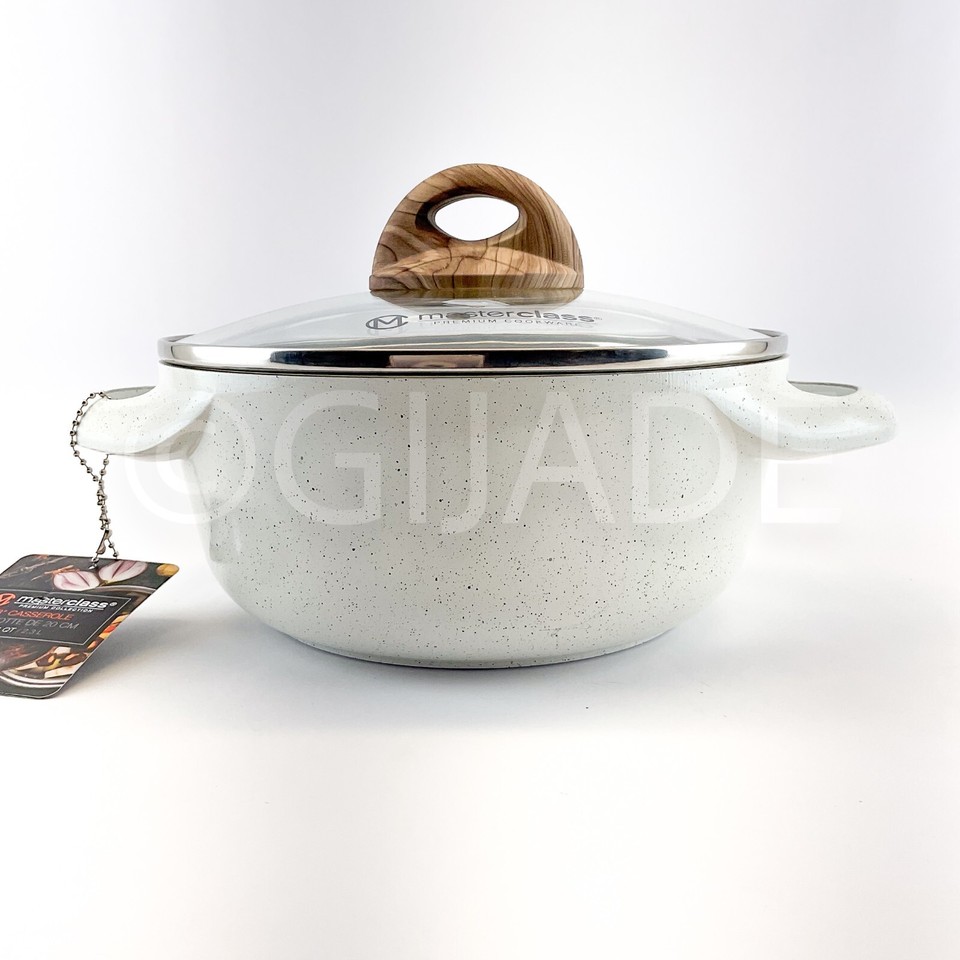 Masterclass Cookware Premium Collection 2.4-qt 8 In Casserole With Lid ...