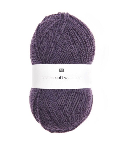 Fil de laine à tricoter Creative Soft Wool Aran - 100GR - Rico Design ...