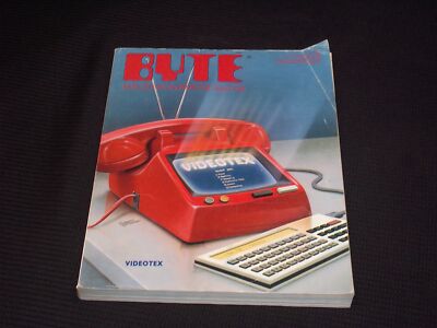 1983 JULY BYTE MAGAZINE - VIDEOTEX COVER - L 13630 | eBay