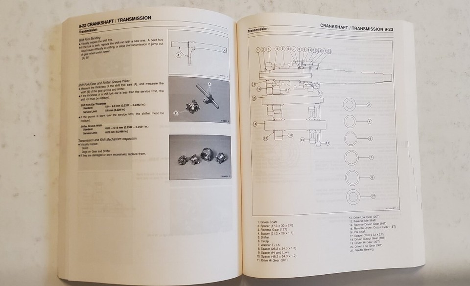 KAWASAKI ATV PRAIRIE 360 KVF 360-B1 FACTORY SERVICE MANUAL #99924-1302 ...