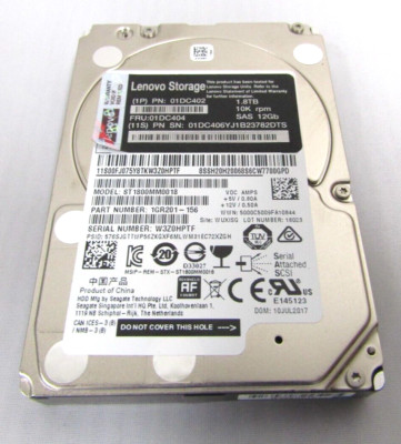 Lenovo Storage 01DC402 - 1.8TB, 10KRPM, SAS 12Gb - 1GR201-56 ...