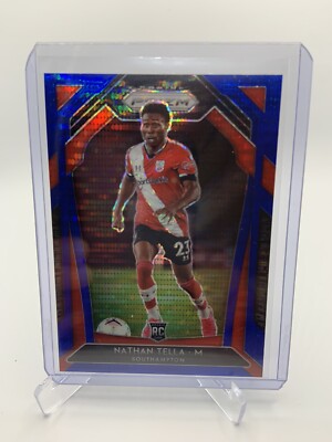 Nathan Tella Rookie Blue Pulsar 2020-21 Panini Prizm EPL Card 77 ...