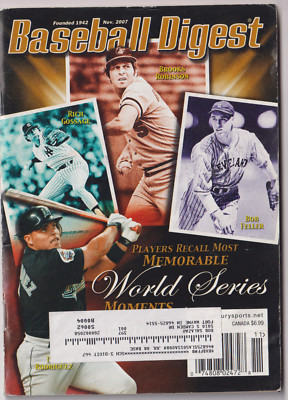 Baseball Digest November 2007 World Series Moments Rodriguez/Gossage ...