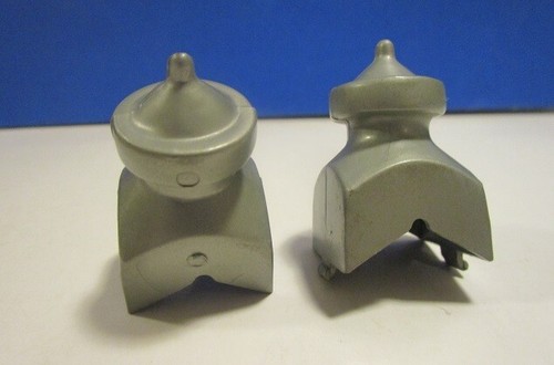 Marx - O/S Scale - "Happi Time" Tin Barn Parts: Pair of Gray Vent Caps ...