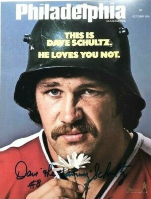 Philadelphia Flyers Dave The Hammer Schultz Philadelphia Magazine Cover ...