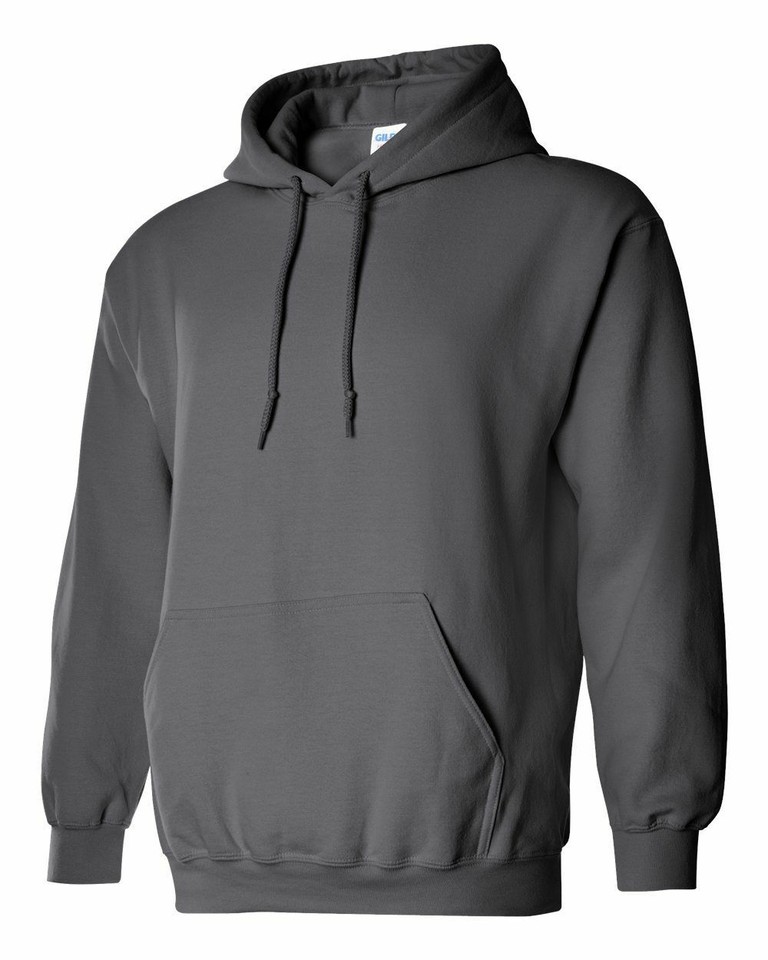 Gildan Adult Heavy Blend 50/50 Long Sleeves Pullover Hooded Sweatshirt ...