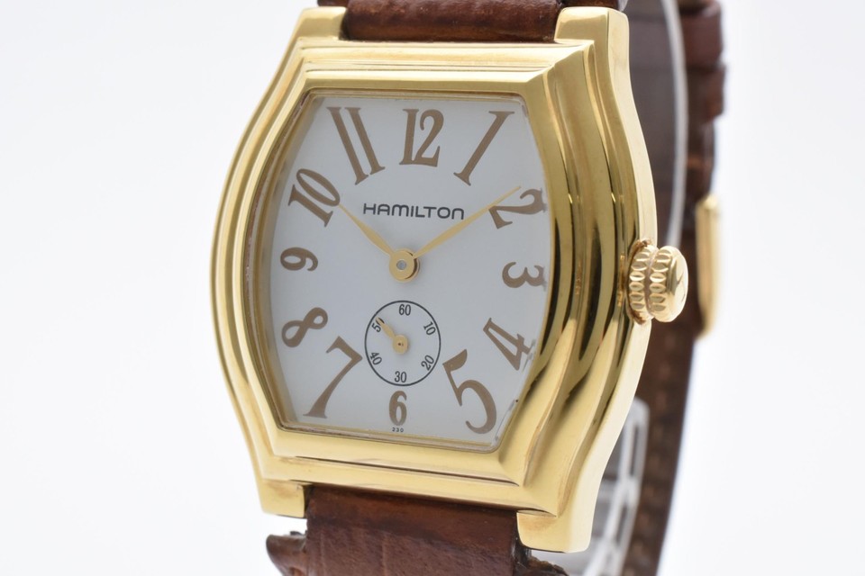 ️[N MINT]HAMILTON Dodson H273310 White Dial Quartz Unisex watch From ...