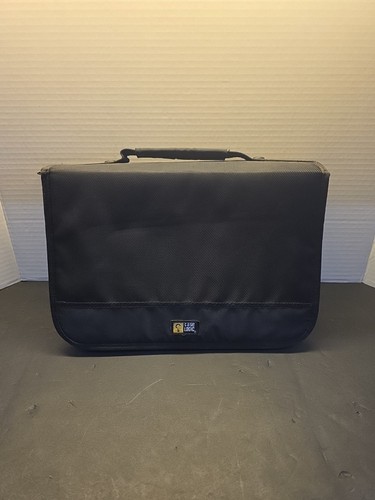CASE LOGIC CD DVD DISC STORAGE CASE WALLET 92 + 9 CAPACITY BLACK ...