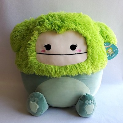 Squishmallow BREN the BIGFOOT Green 16" Yeti plush St. Patrick's Day ...