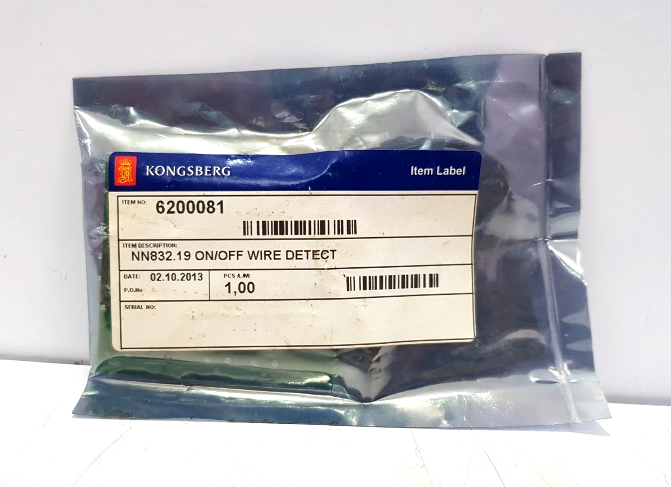 NORCONTROL I/O ADAPTER CARD NN-832.19 791.010.30.009 NN832.19 | eBay