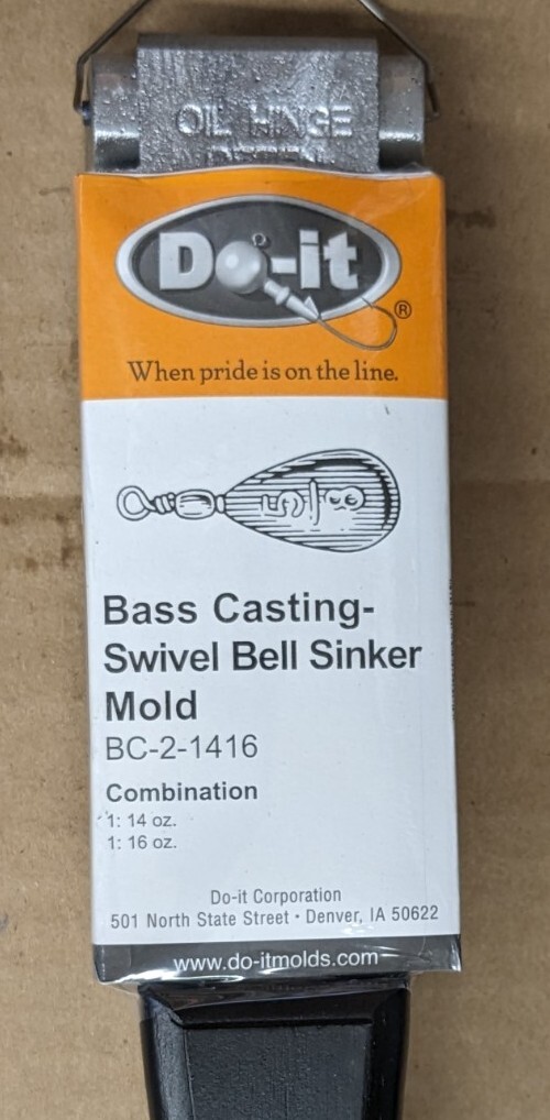 Do-It D3262 Bass Casting Swivel Bell Sinker Mold 14 & 16 Oz (2 Cavities ...