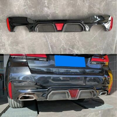 Rear Lower Diffuser for BMW 5 Ser G30 2018-2022 Modify to M5 CS Look W ...