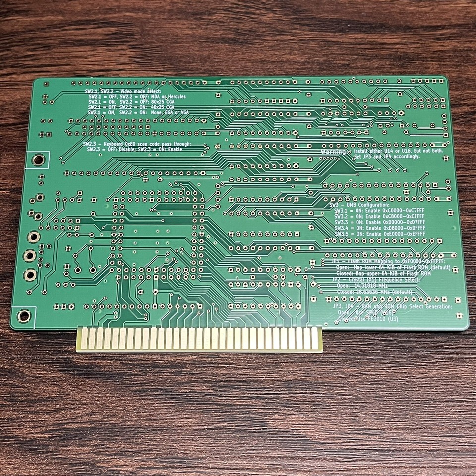 Micro 8088 IBM XT Compatible Processor Board (PCB Only) | eBay