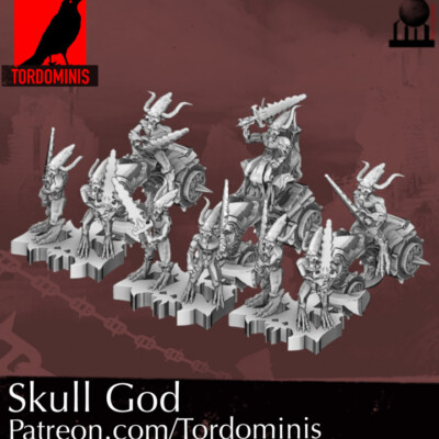 Blood Demon Army - Chariots - 10mm Detailed Miniatures Warmaster ...