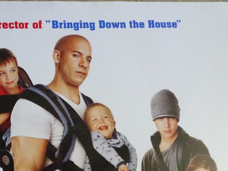 THE PACIFIER - A WALT DISNEY MOVIE POSTER WITH VIN DIESEL | eBay