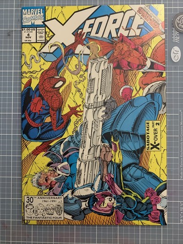 X-Force #4 | 1991 Marvel Comics | 3rd Appearance Deadpool | NM | Rob ...