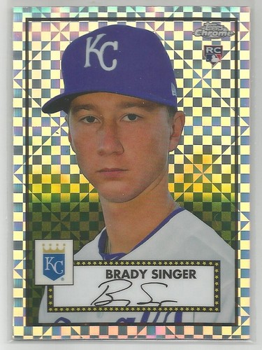 2021 Topps Chrome Platinum Anniversary - Brady Singer #6 X-Fractor (RC ...