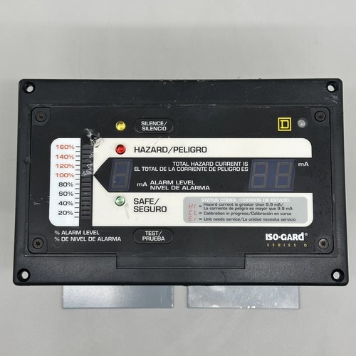 Square D Line Isolation Monitor ISO-Gard series D Part No. 43134-007-50 ...