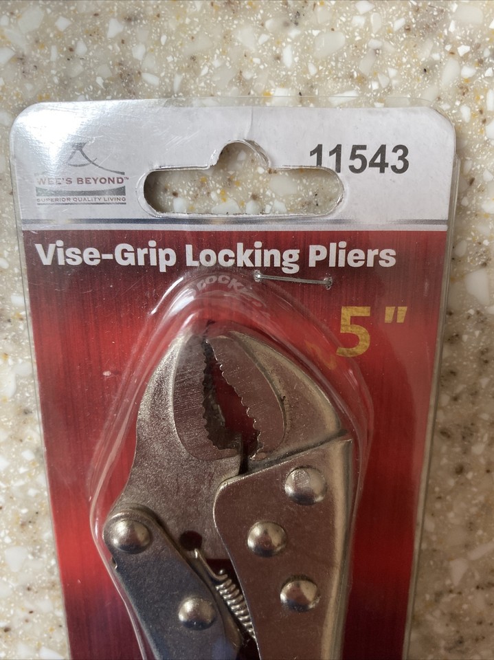 VISE GRIP TOOLS 5" CURVED JAW LOCKING PLIERS WIRE CUTTER - VICE GRIPS ...