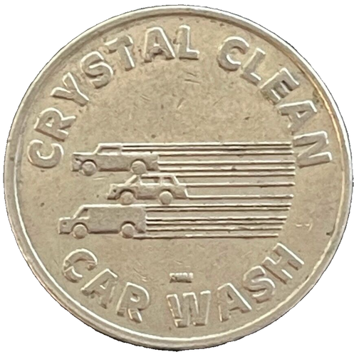 San Diego California Crystal Clean Car Wash Service Trade Token Auto ...