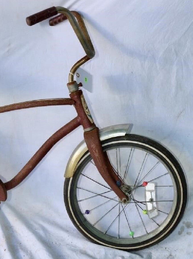 VINTAGE 1950's WESTERN FLYER BUZZ BIKE RED 16" BOYS AMF BICYCLE w/ BANANNA SEAT | eBay