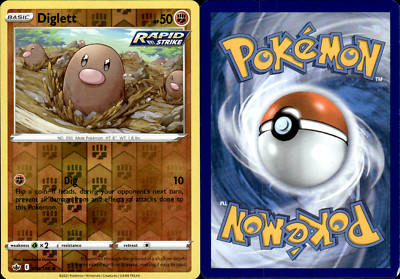 Diglett - Reverse Holo - 076/198 Pokemon Chilling Reign NM | eBay