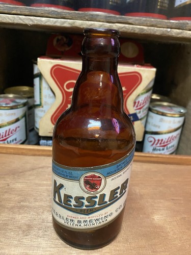 Kessler Beer Bottle Steinie Old Vintage Helena Montana Kessler Brewing ...