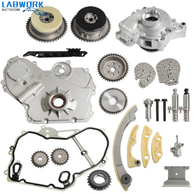 Timing Chain Kit VCT Selenoid Actuator Gear Cover Gasket For GM Ecotec ...