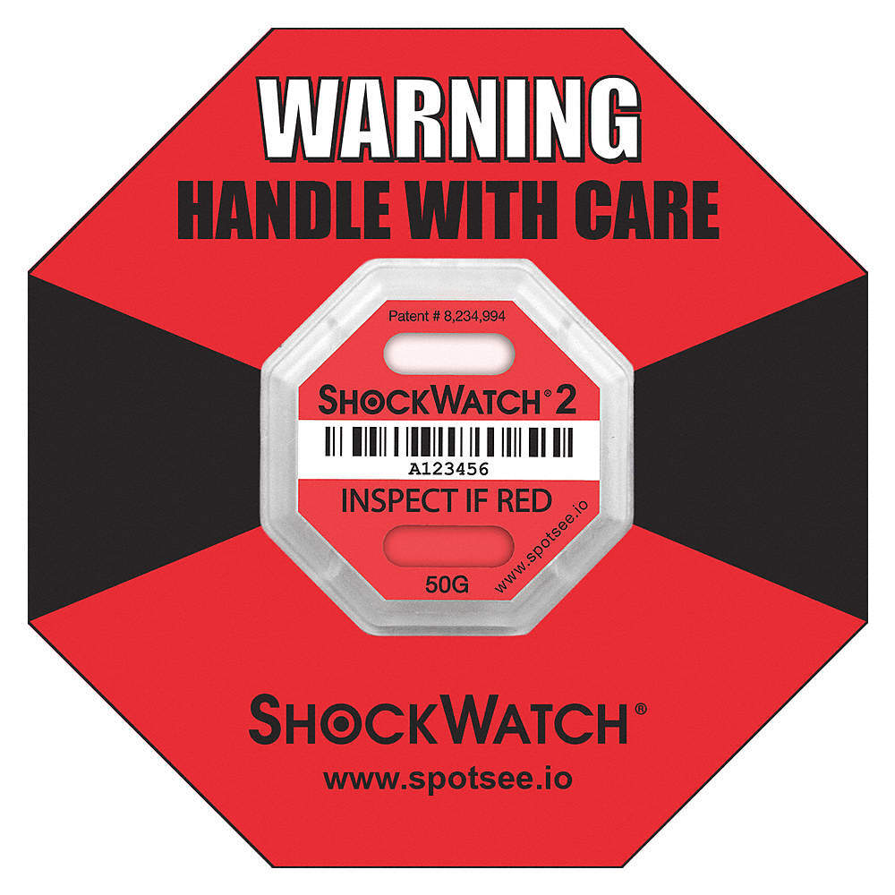 SHOCKWATCH 50000K G-Force Indicator Label 50G PK50 for sale online | eBay