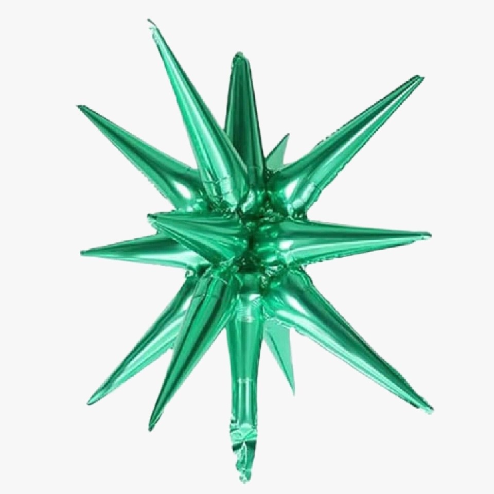 Star Burst Explosion Foil Balloons LARGE Cone Point Spike BIRTHDAY ...