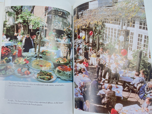 The Court of Two Sisters Cookbook Mel Leavitt Restaurant History French ...